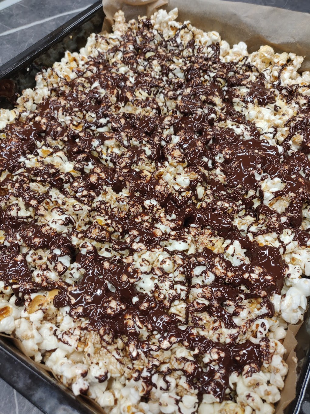 Sesame and Chocolate Popcorn Bars - Brighton and Hove Food Partnership